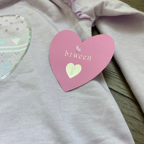 btween | Shirts & Tops | 525 Nwt Btween Size 6 Cute Ruffled Sweatshirt ...
